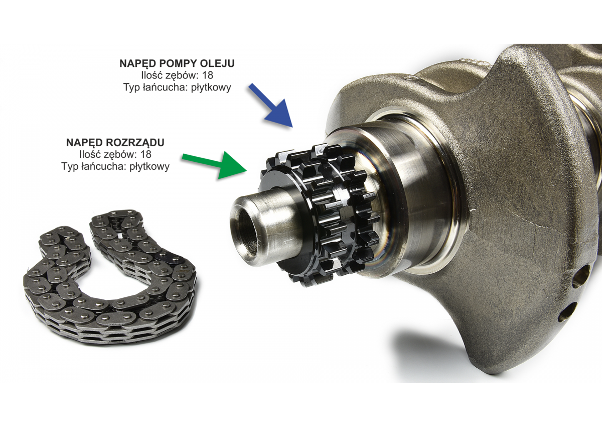 Timing kit Audi 1.4 1.6 TSI 18/18 + camshaft adjuster
